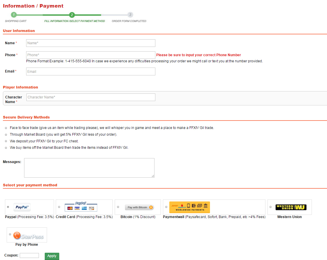 How to Order Guide at MmoGah.com