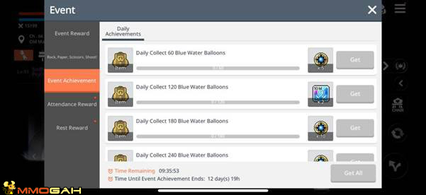 Maplestory M: Goodbye Summer Event - Collect Water Balloons