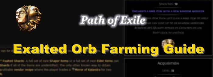 Path of Exile Exalted Orb Farming Guide